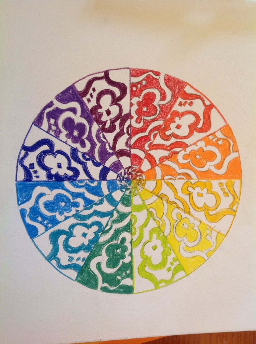 How to create a radial design color wheel - B+C Guides