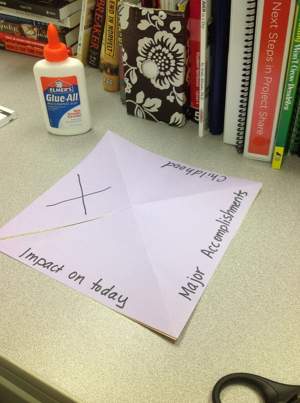 How to create a pyramid foldable - B+C Guides