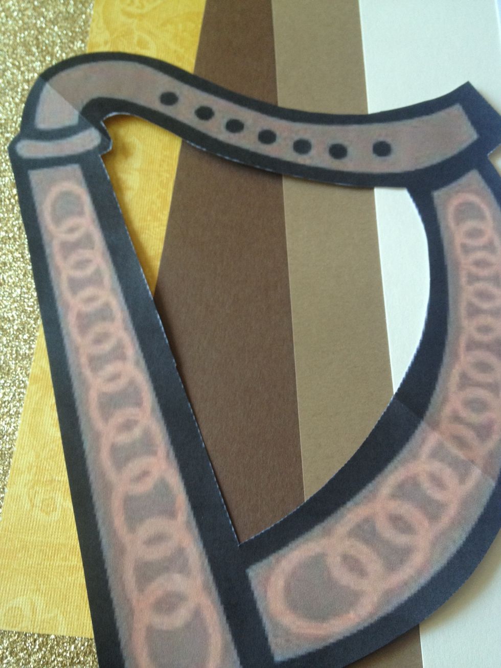 How to make a harp card - B+C Guides