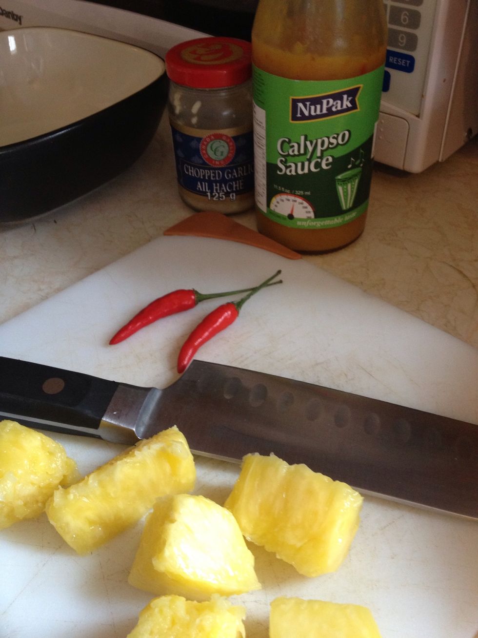 How to make trinidad pineapple chow - B+C Guides