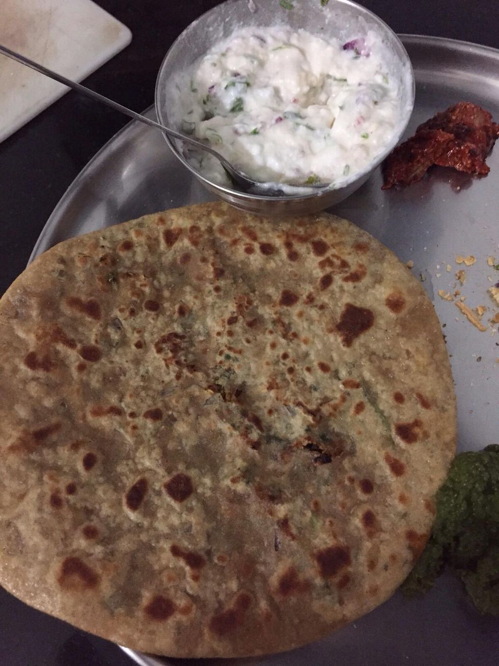 How to make papad ka paratha - B+C Guides