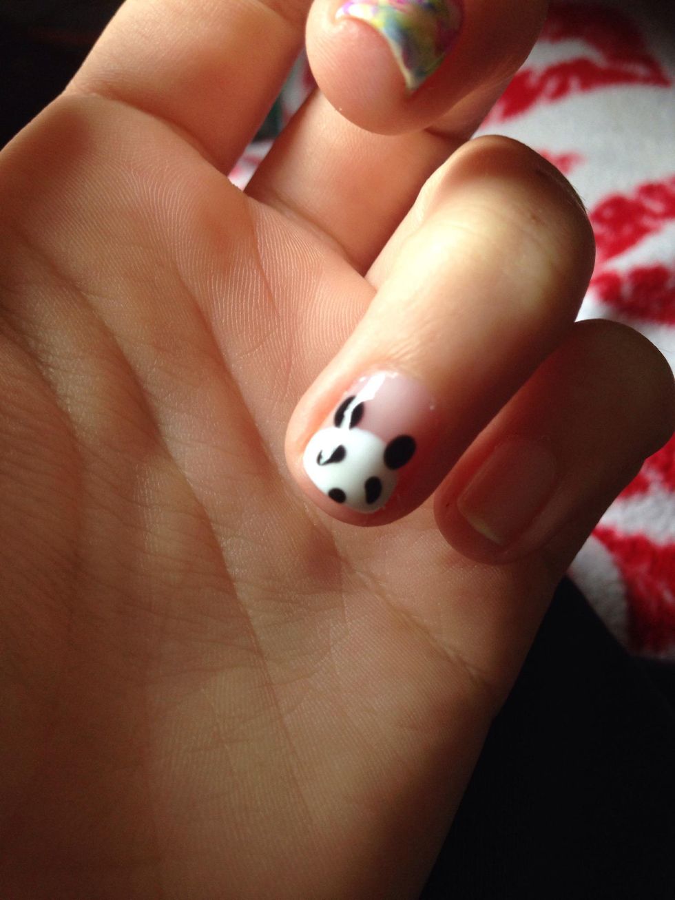 How to make cute panda nail designs - B+C Guides
