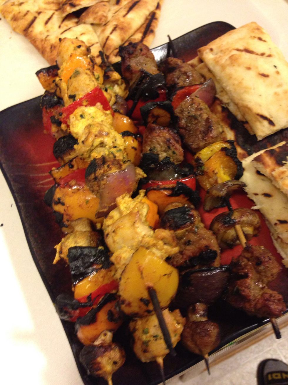 How to cook chicken kebabs, middle eastern influenced - B+C Guides