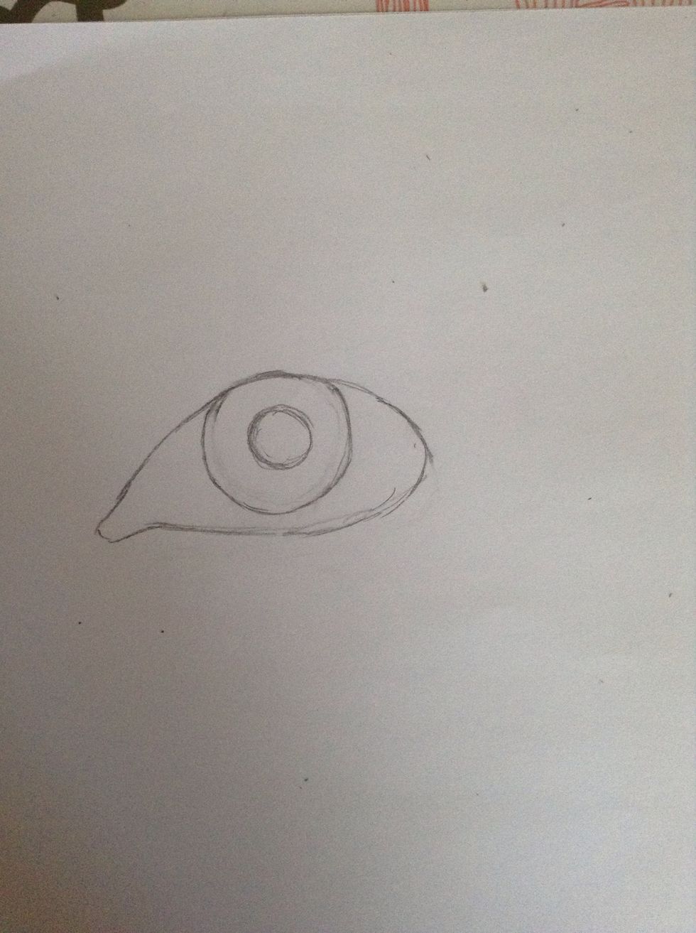 How to draw a semi-realistic eye - B+C Guides