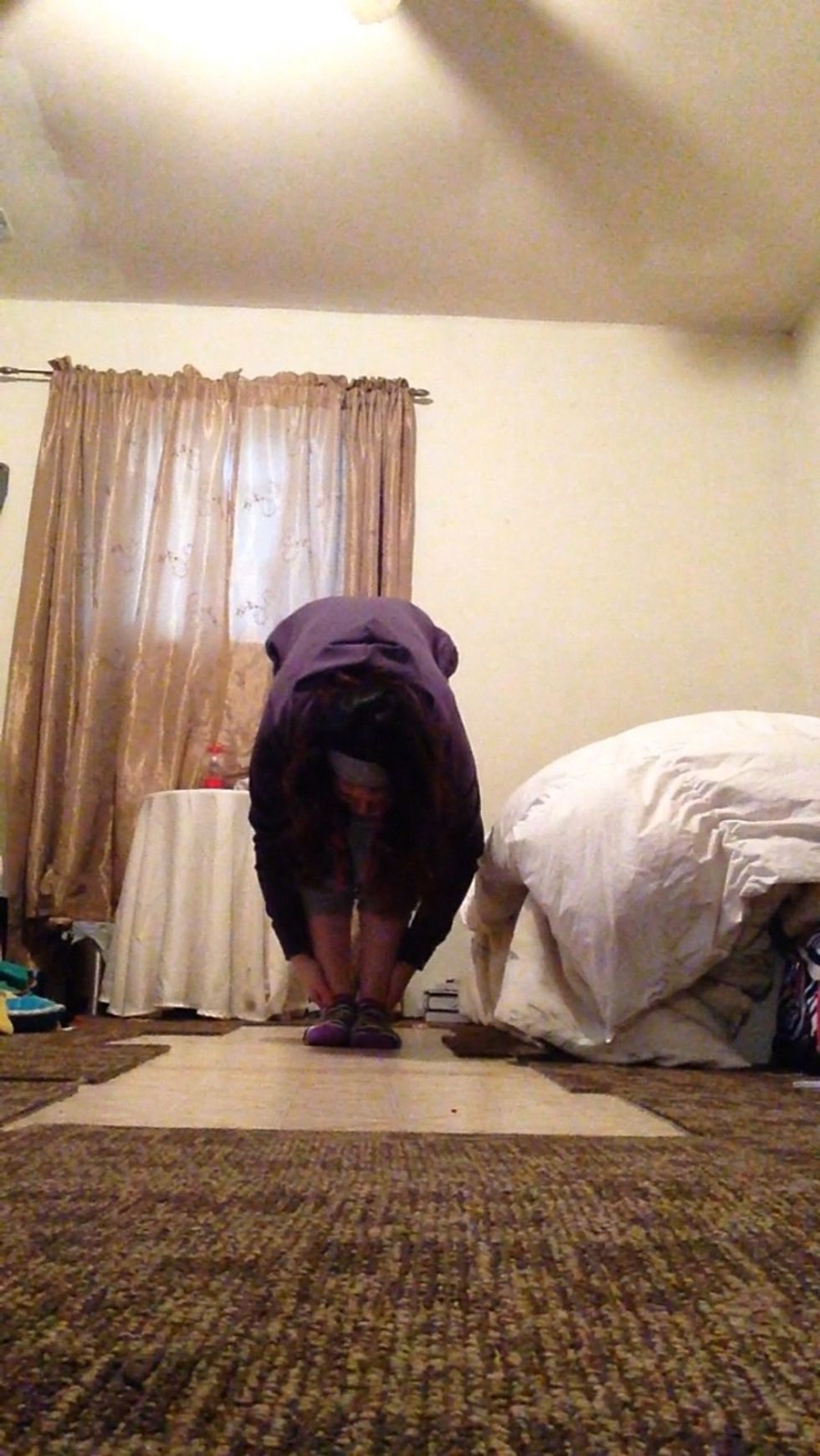 Put your right leg in a 90 degree angle and your back leg in a 130 ...