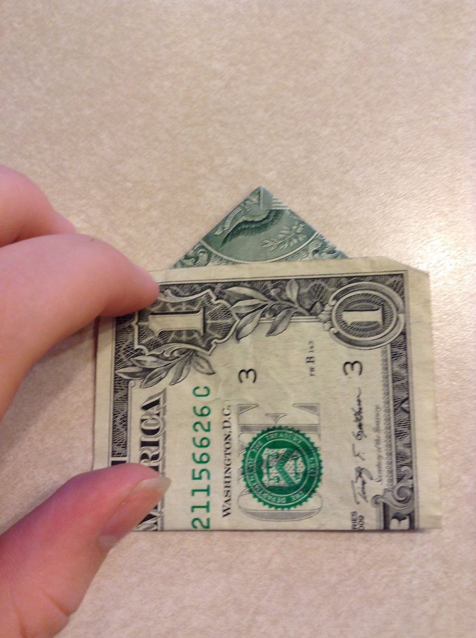 How to make a dollar bill origami bunny - B+C Guides