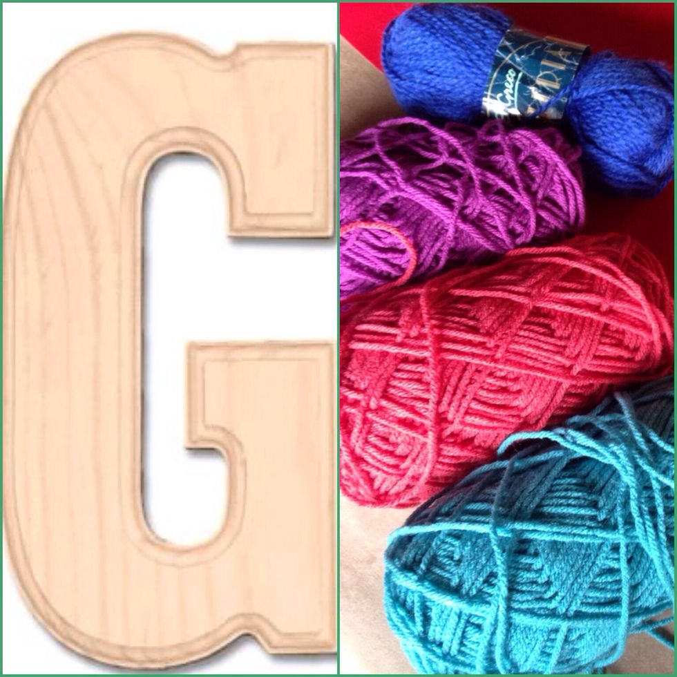 How to make a yarn covered letter - B+C Guides