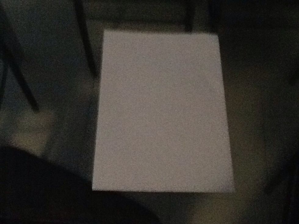 Unfold the piece of paper carefully don't rip it - B+C Guides