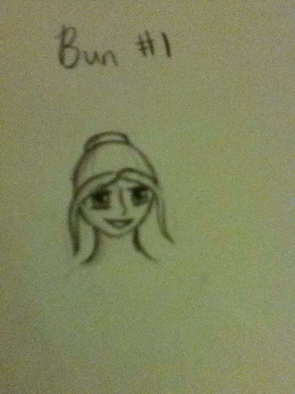 How to draw a hair bun - B+C Guides