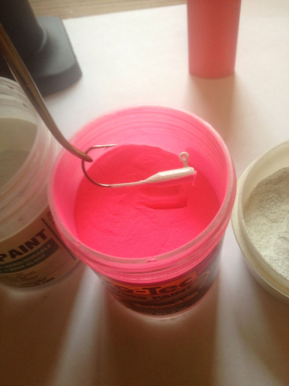 How to powder coat paint fishing jigs - B+C Guides