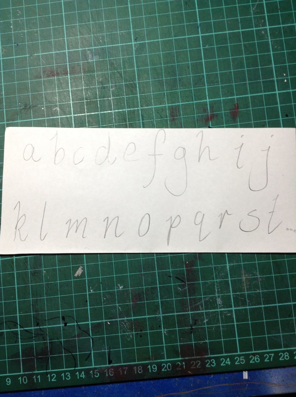 How to create basic hand lettering - B+C Guides