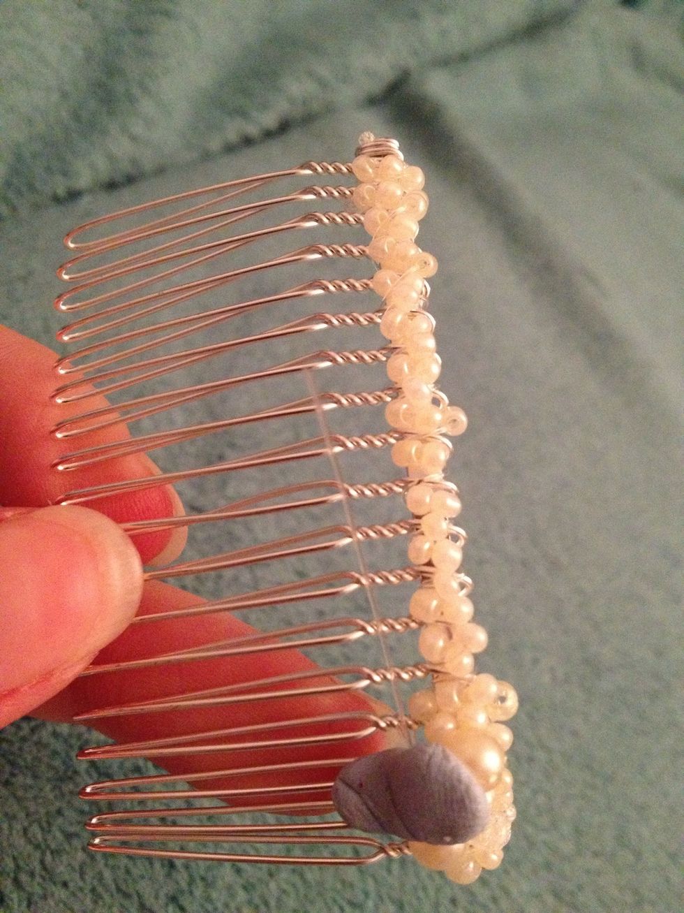 How to make a beaded hair comb - B+C Guides
