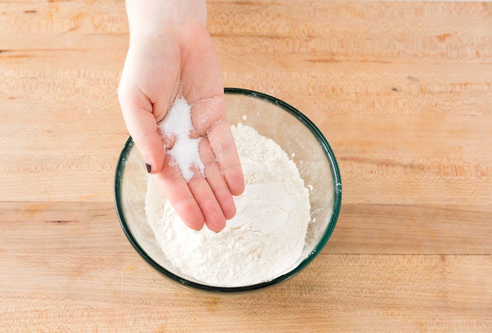 And 1/4 teaspoon of sea salt. Whisk ingredients together. - B+C Guides
