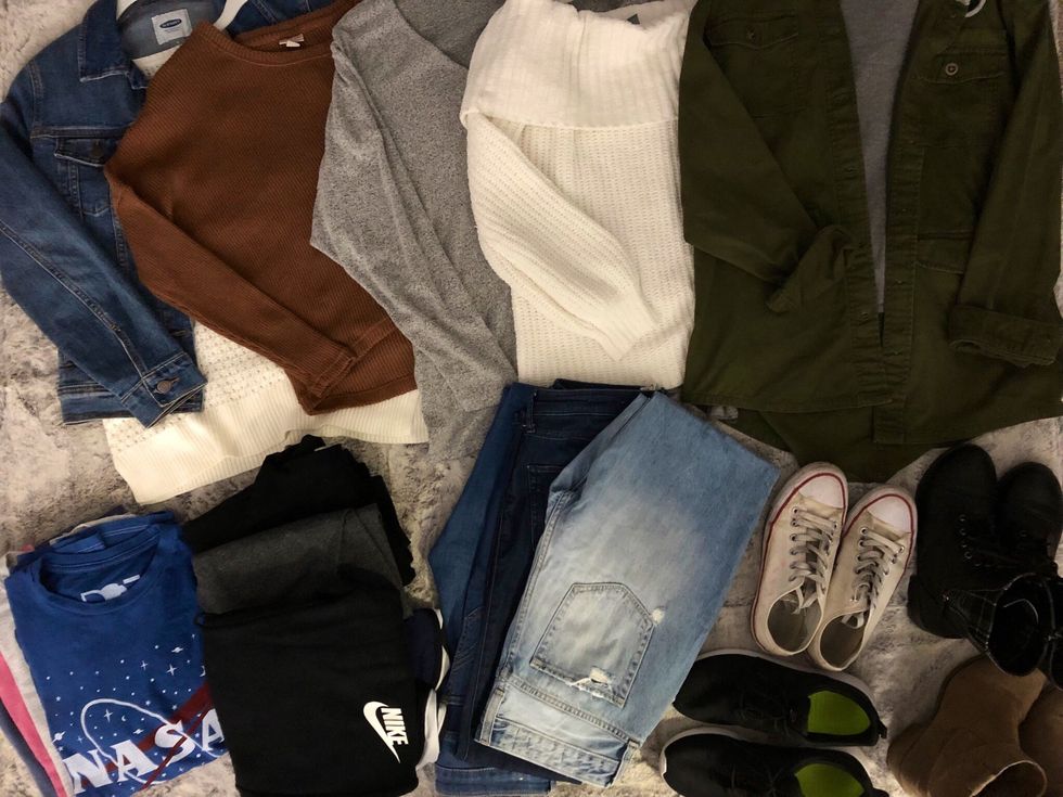 Take out the clothes you’re going to pack - B+C Guides