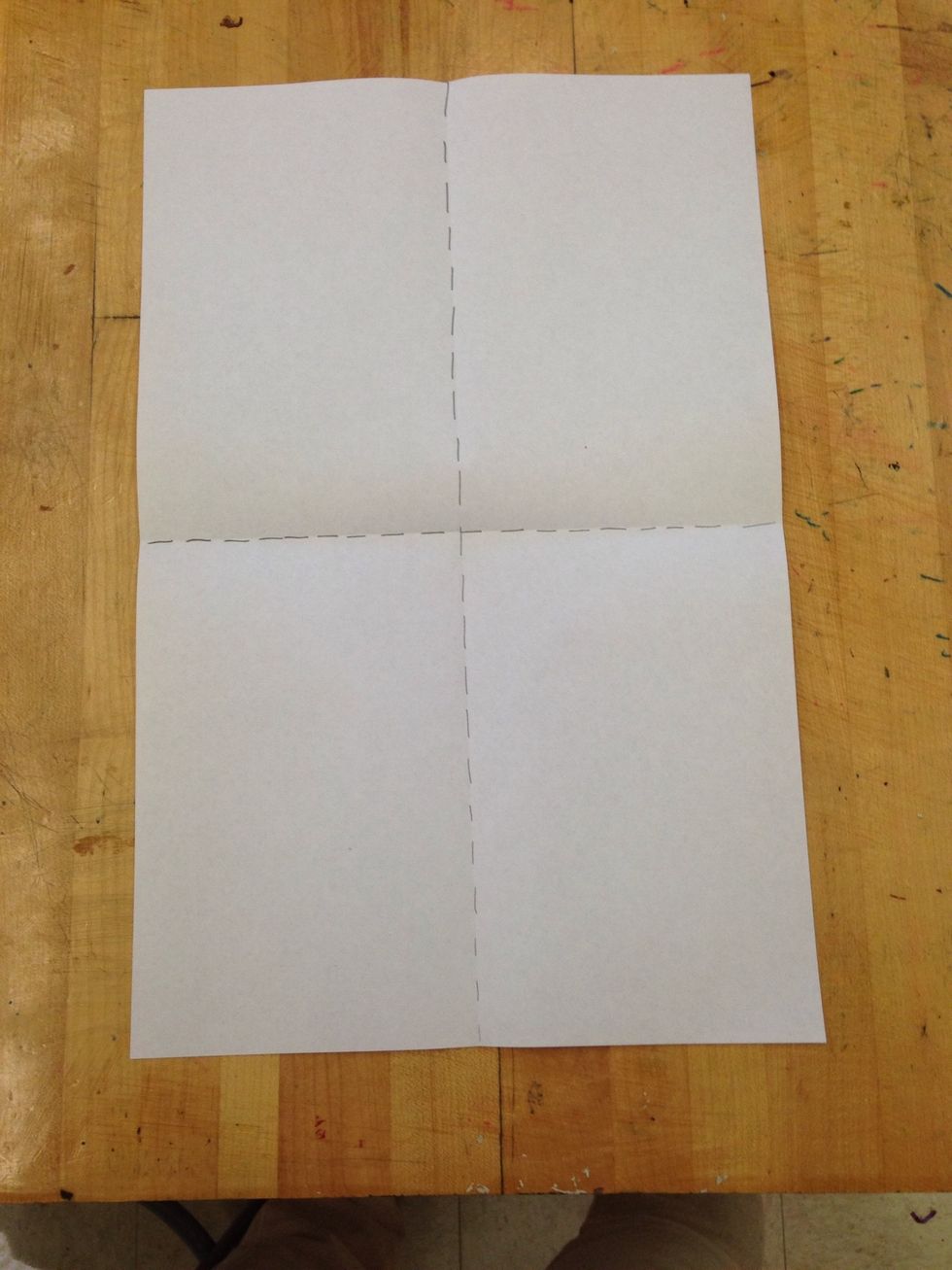 Fold your paper again- crosswise - B+C Guides