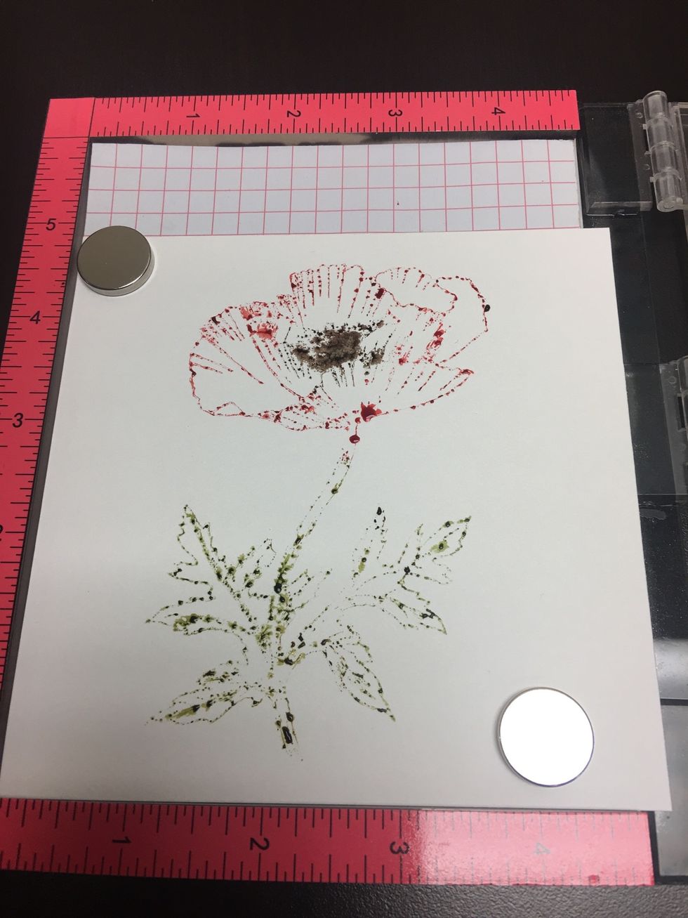 With the Misti you can stamp again if you need more color - B+C Guides