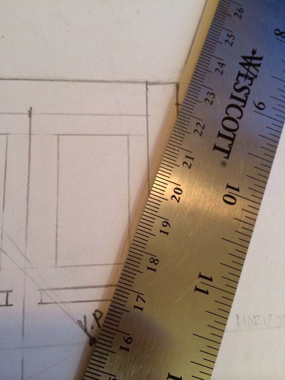 How to draw a hallway in 1-point perspective, part 3 - B+C Guides
