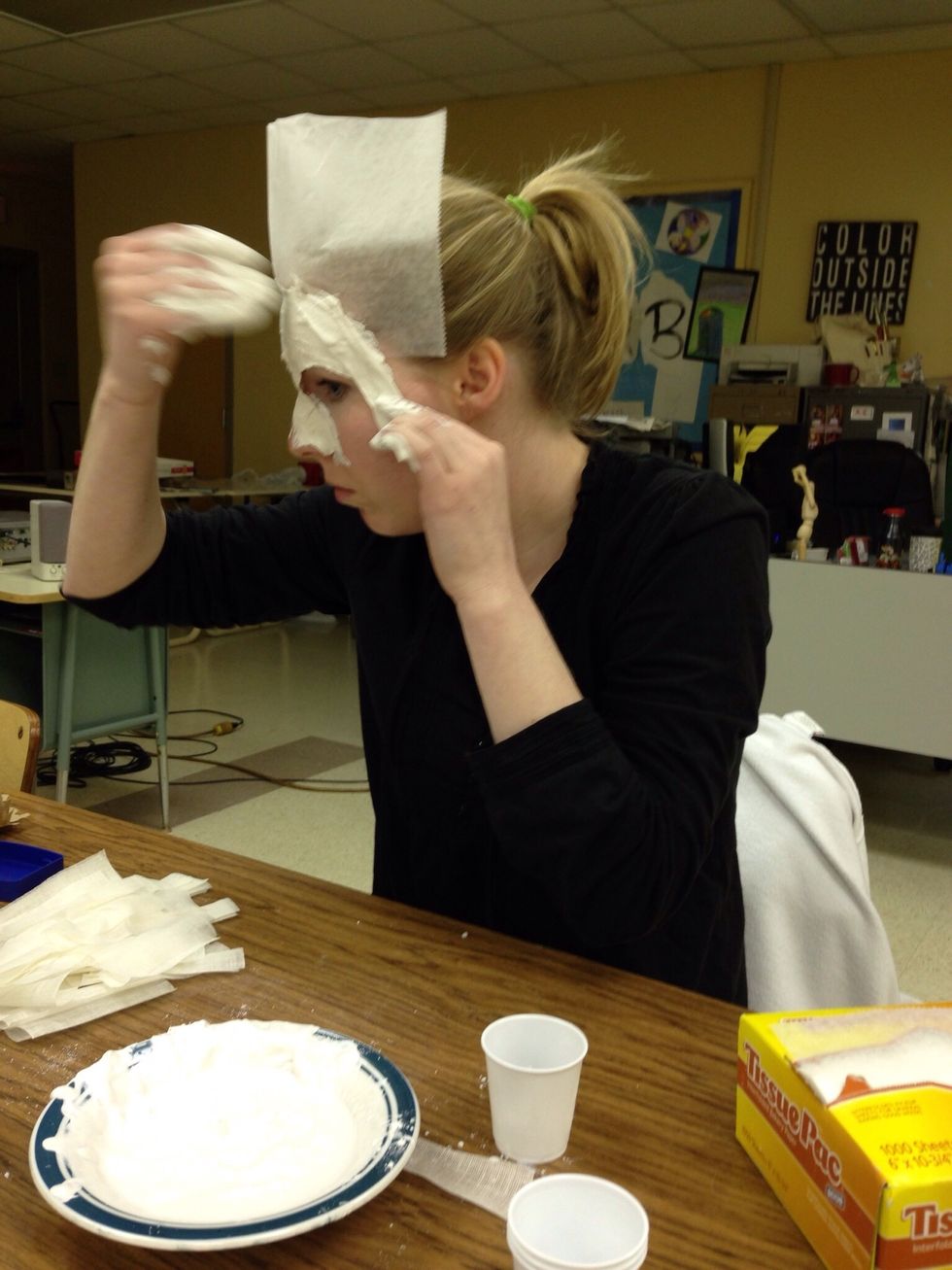 How to make plaster masks - B+C Guides