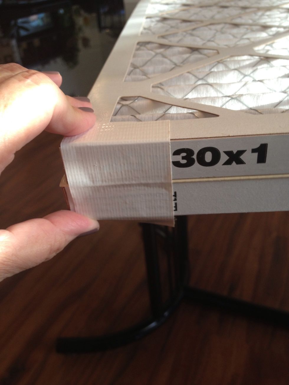 How to make a temporary pet barricade out of a/c filters - B+C Guides