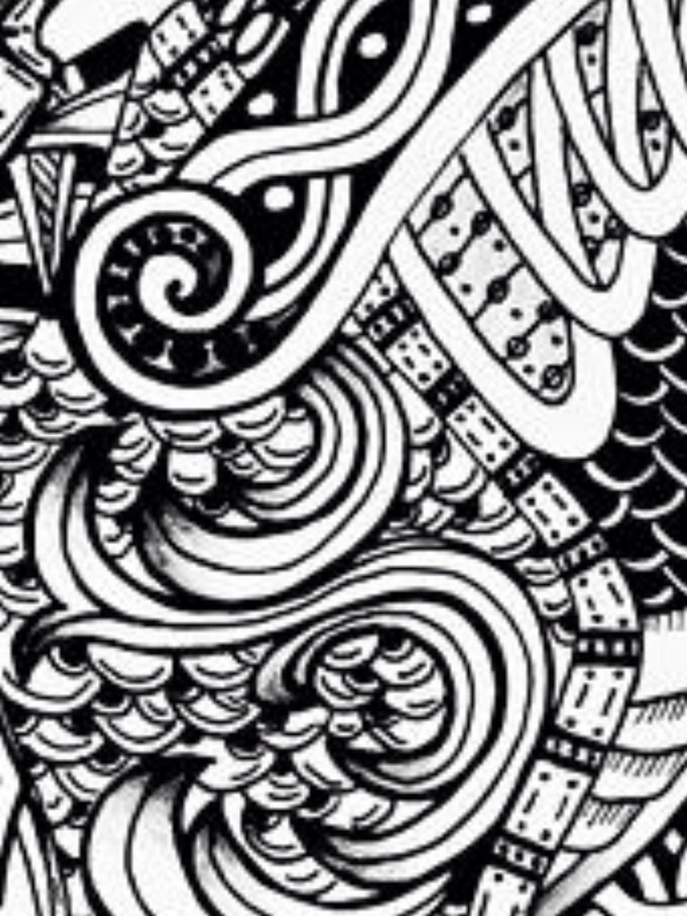 How to draw hard zentangles, by spraks - B+C Guides