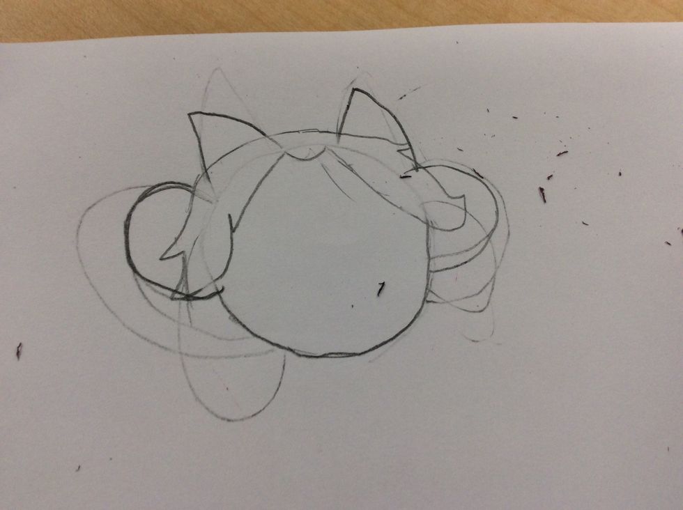 How to draw a cute temmie - B+C Guides
