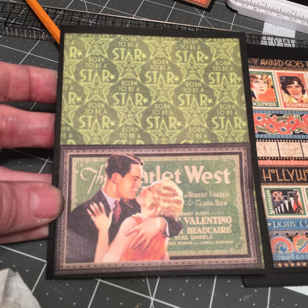 How to make a graphic 45 vintage hollywood passport album - B+C Guides