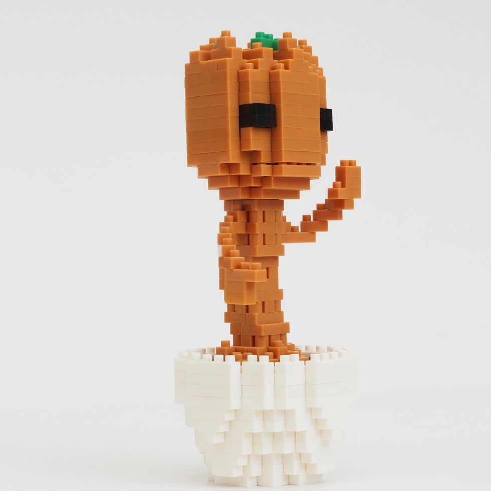 How to build baby groot with nanoblock - B+C Guides