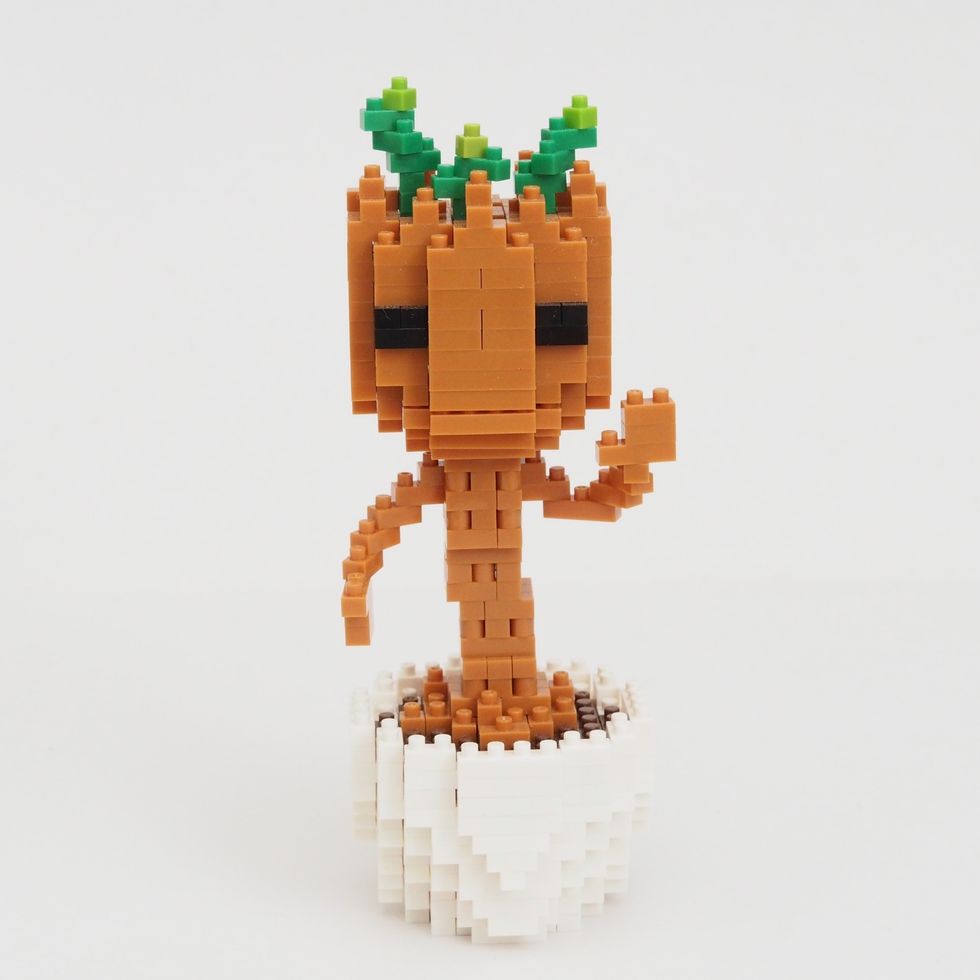 How to build baby groot with nanoblock - B+C Guides