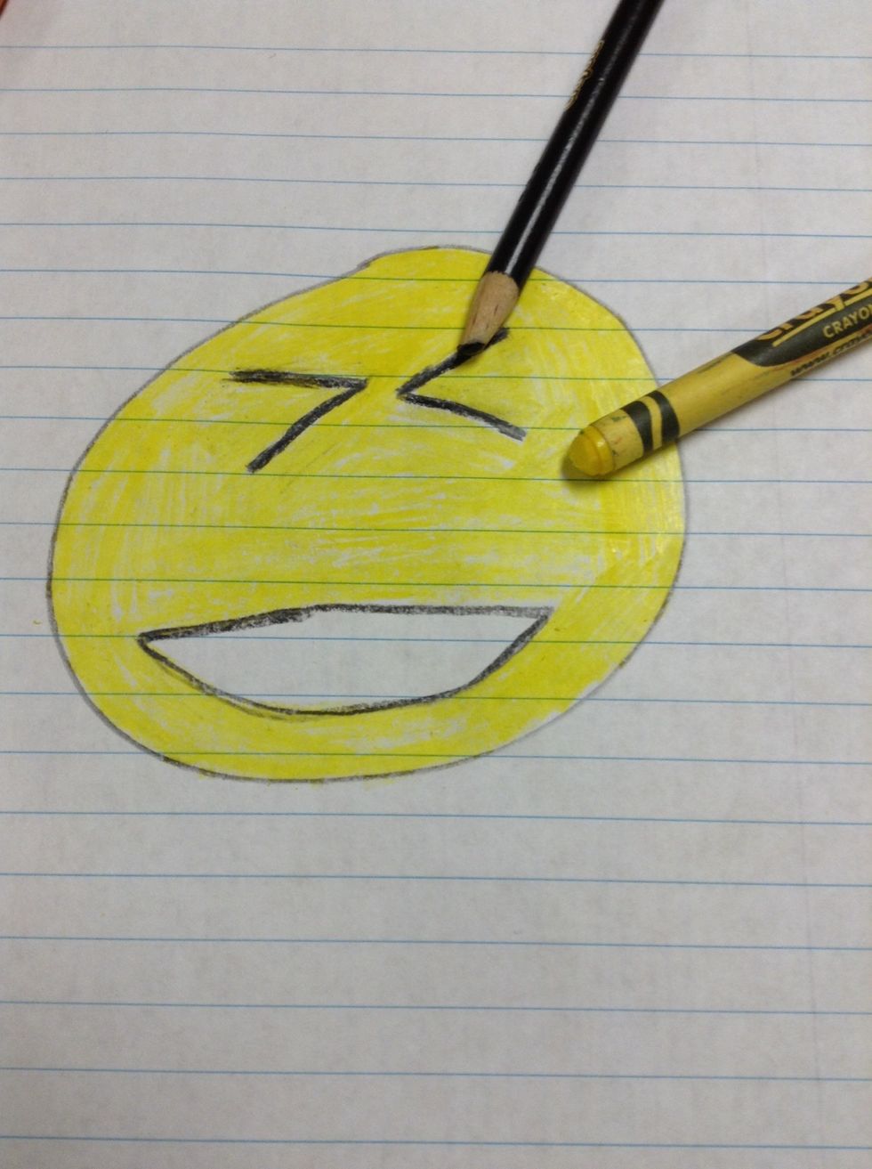 How to draw a laughing emoji! - B+C Guides