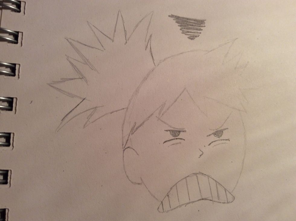 How to draw an angry cartoon face - B+C Guides