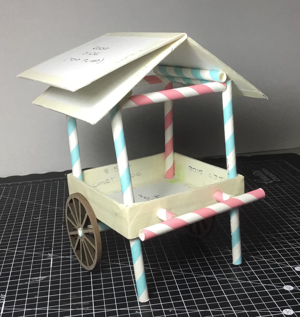 How to create a basic flower cart by joanne bain - B+C Guides
