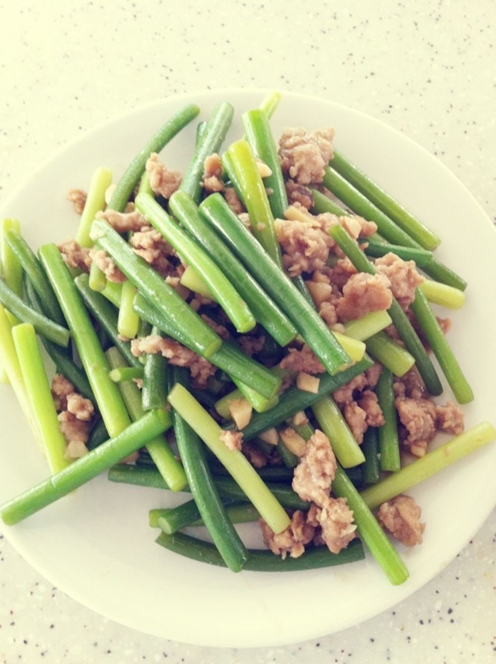 How to cook leek with minced meat - B+C Guides