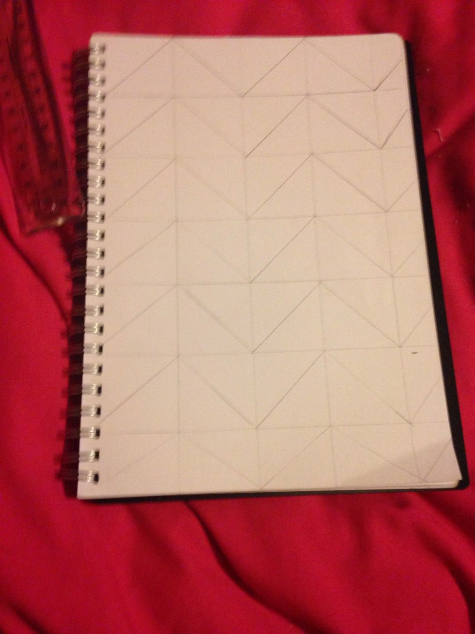 How to draw a chevron design accurately.😀 - B+C Guides