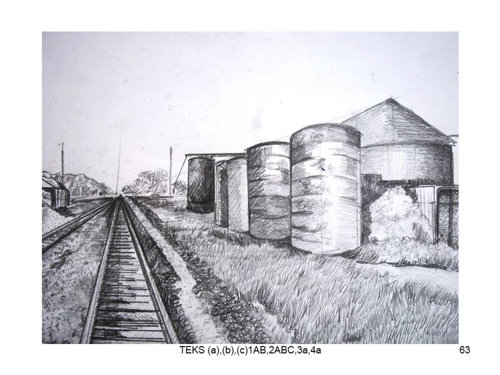 How to draw a train in 1 point perspective - B+C Guides