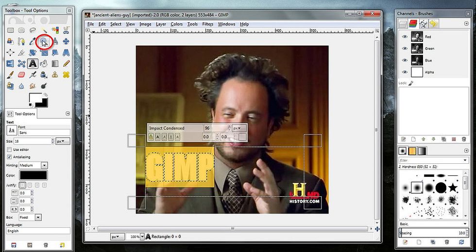 How to create memes using gimp - B+C Guides