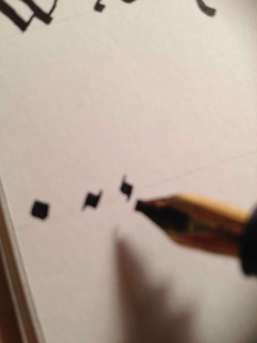 How to write calligraphy lesson 10: punctuation & detail - B+C Guides