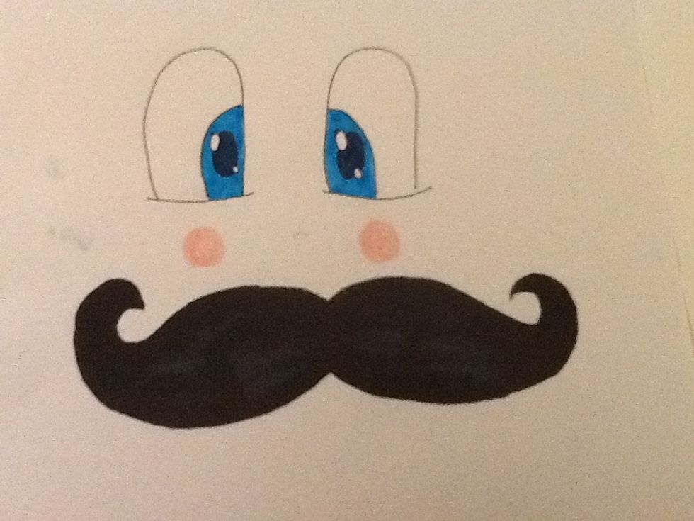How to draw a mustache - B+C Guides