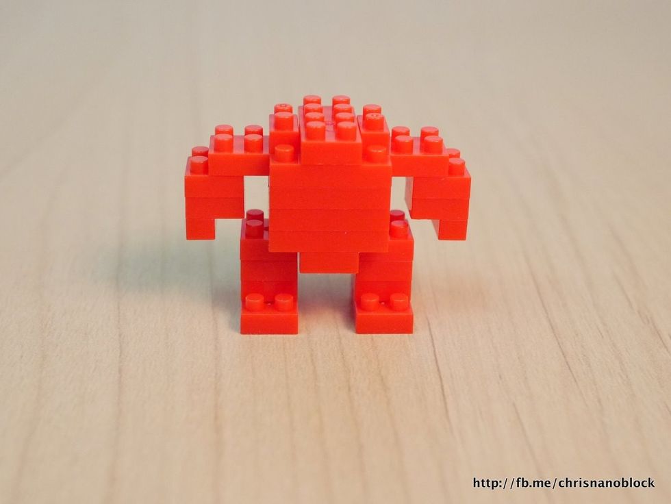 How to build elmo (from sesame street) with nanoblock - B+C Guides