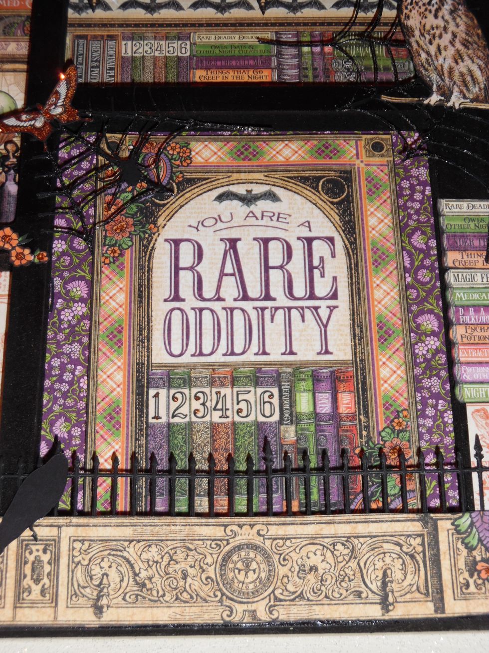 How to create a shadow box with graphic 45-rare oddities - B+C Guides