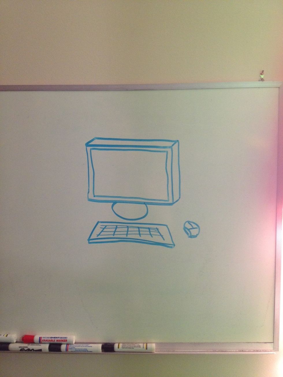 How to draw a computer - B+C Guides