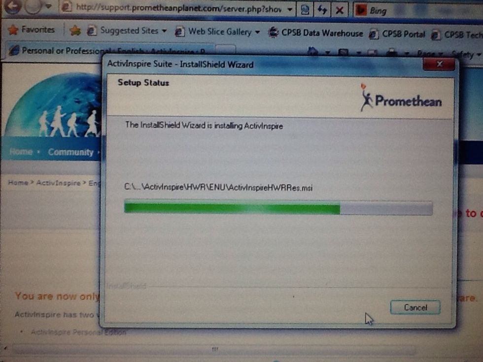 How to install activinspire - B+C Guides