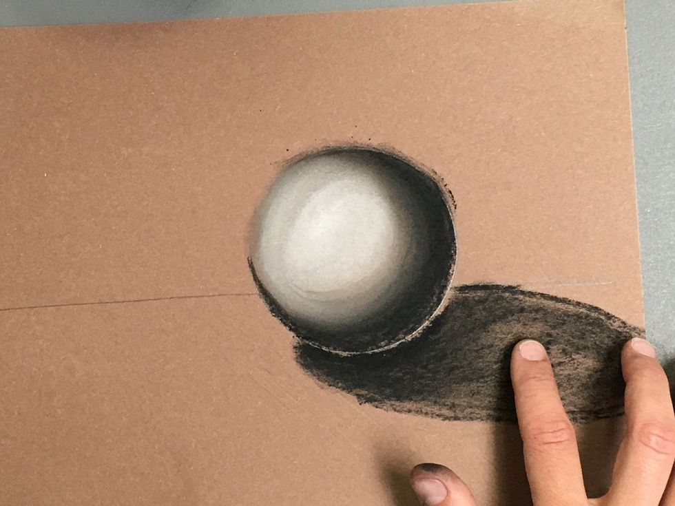 How to draw a sphere with chalk - B+C Guides
