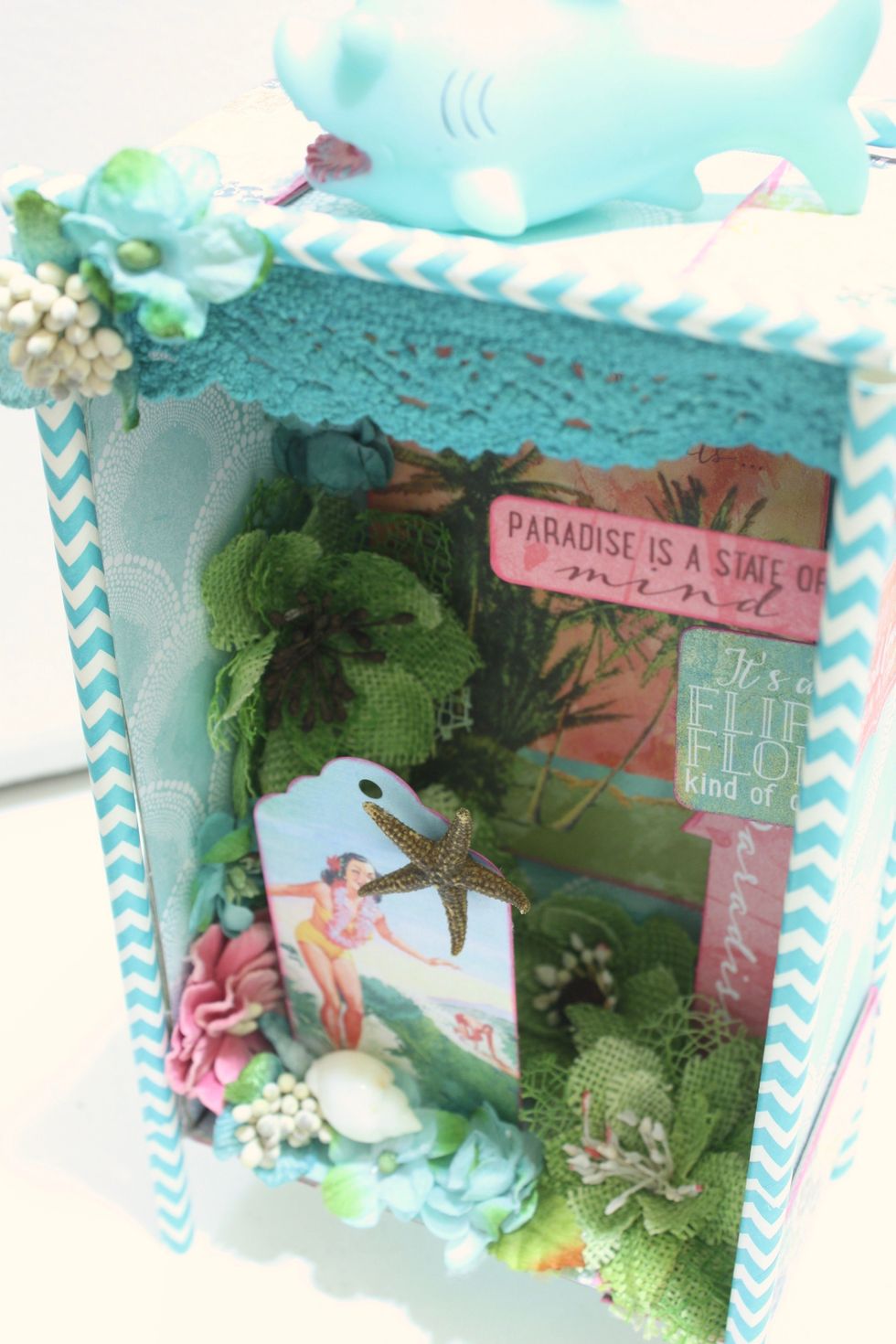 How to make a chipboard shadow box to decorate - B+C Guides