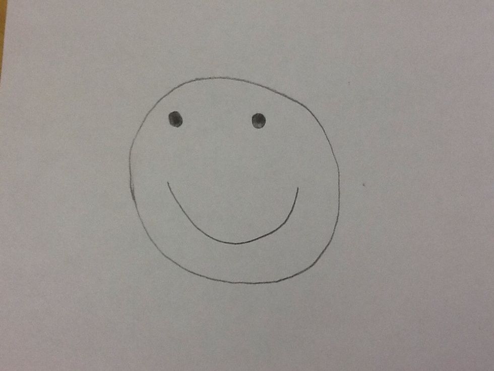 How to draw a smiley face - B+C Guides