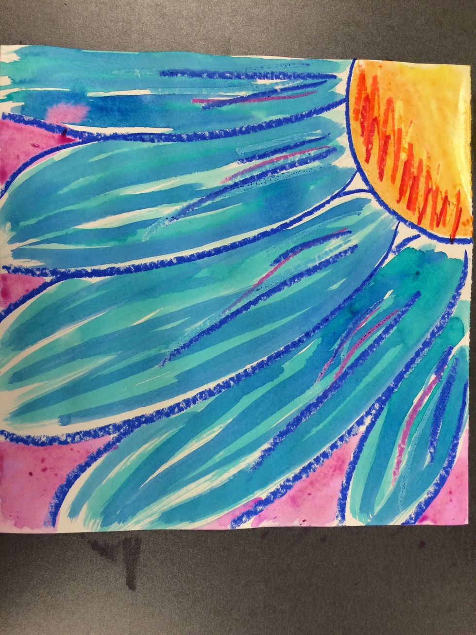 How to paint a flower o'keeffe style - B+C Guides
