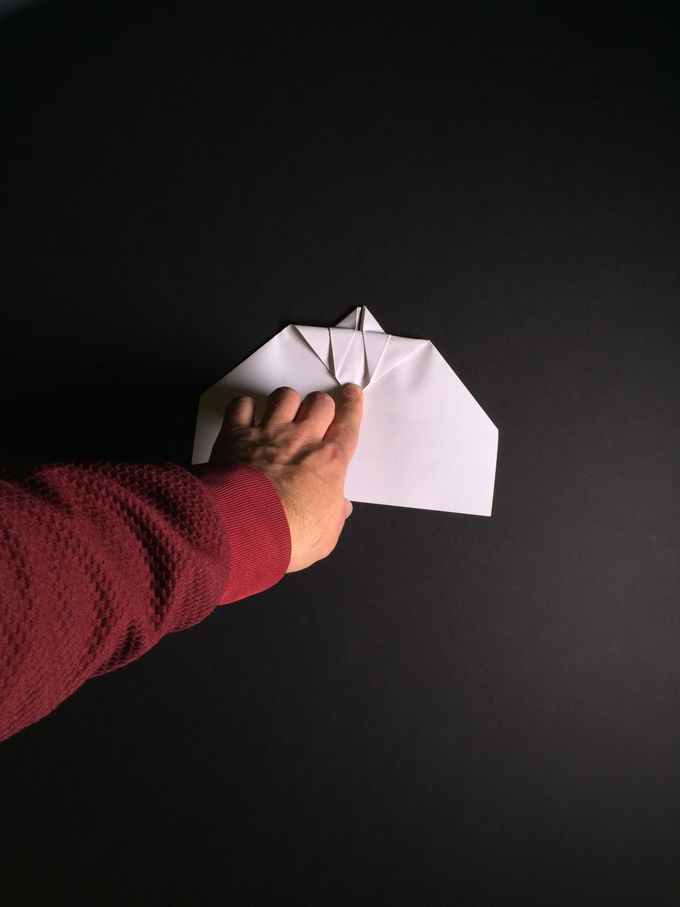 How to build the ds flyer paper airplane - B+C Guides