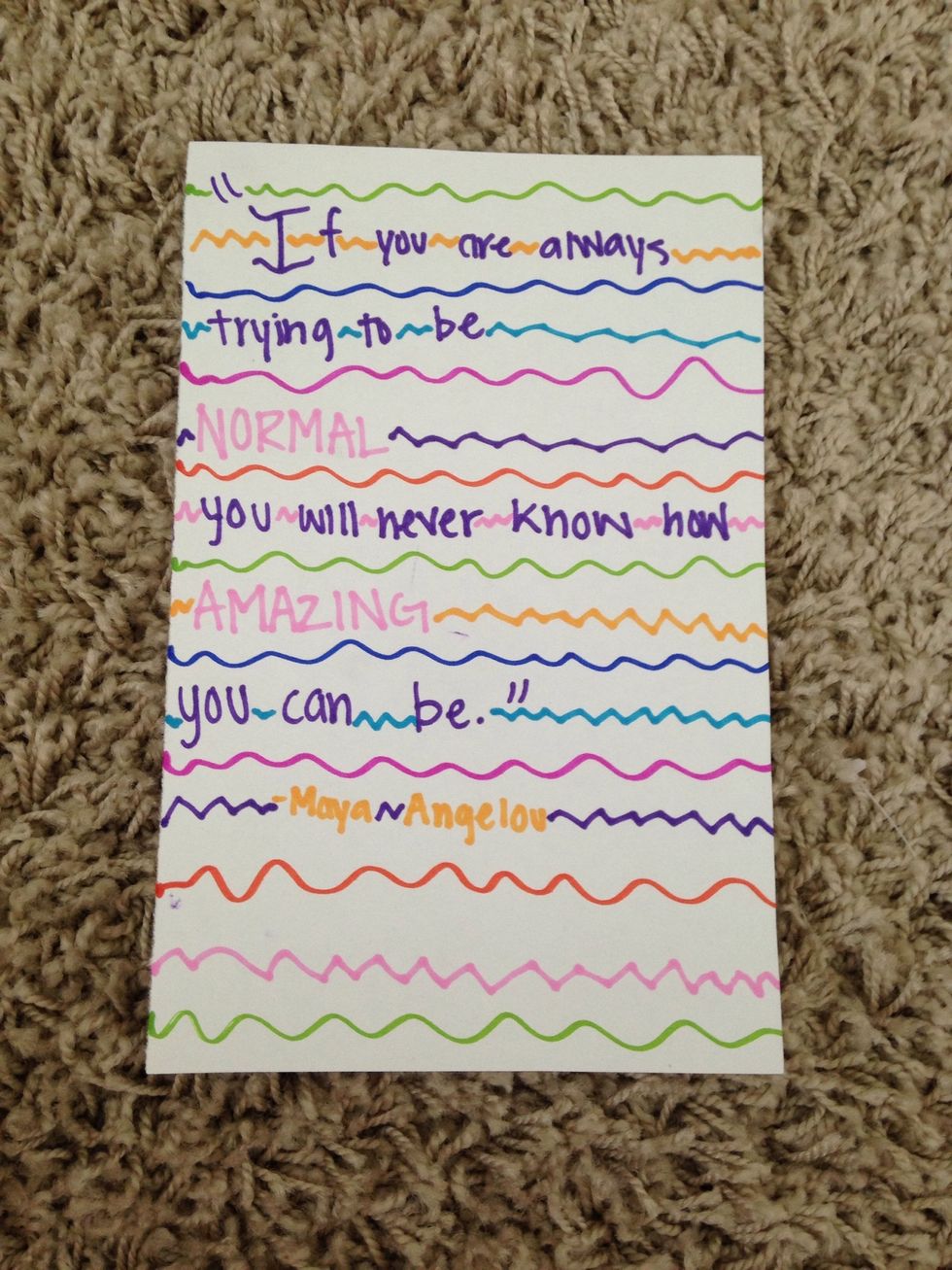 How to sharpie quotes - B+C Guides