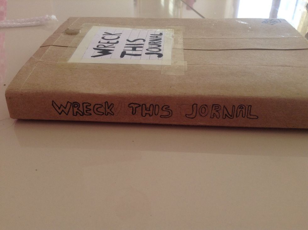 How to diy "wreck this journal" - B+C Guides