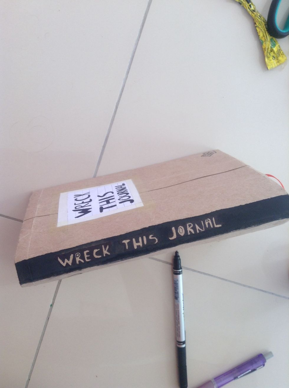How to diy "wreck this journal" - B+C Guides
