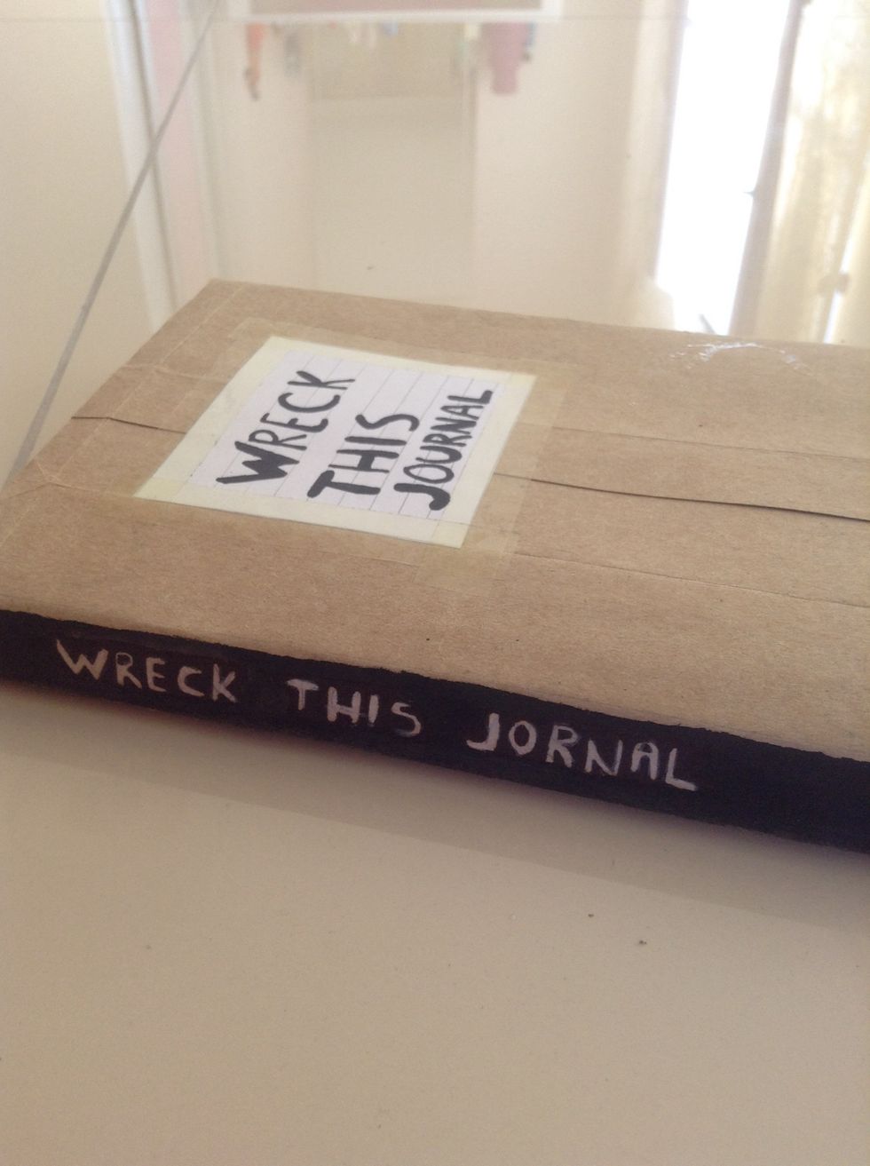 How to diy "wreck this journal" - B+C Guides